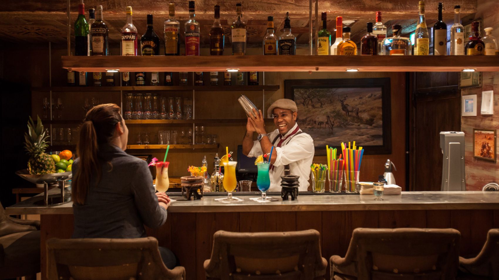 Salle événementielle - Roland Koch Lodge African Bar & Wine Cellar ...